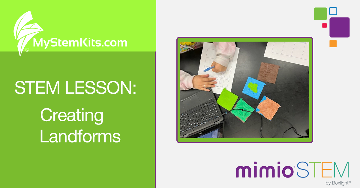 Stem Lesson Creating Landforms